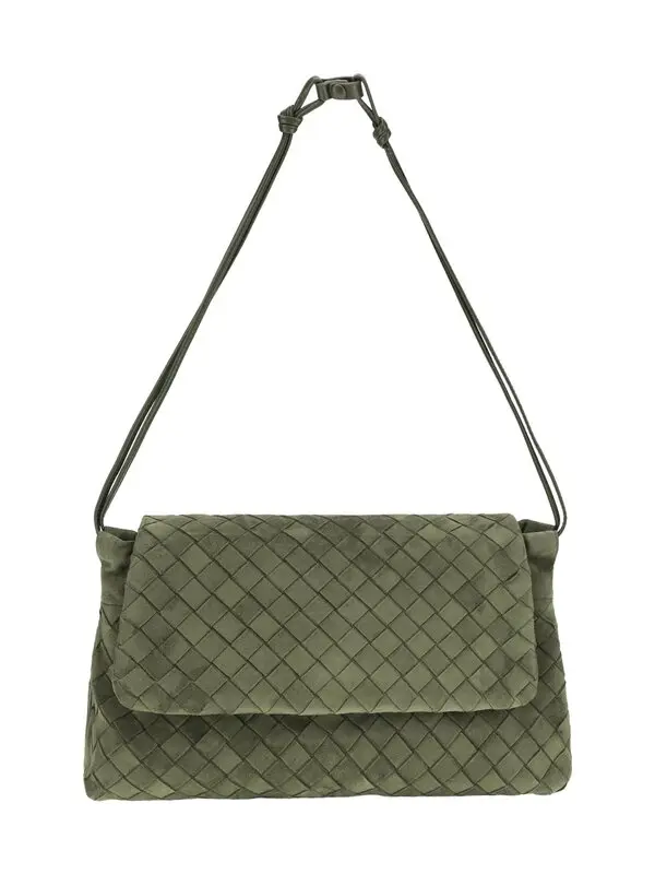 Bottega Veneta Giorno Shoulder Bag - Green
