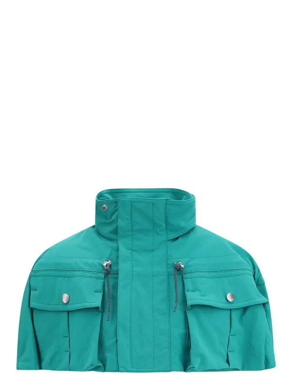 Prada Nylon Cape - Light Blue