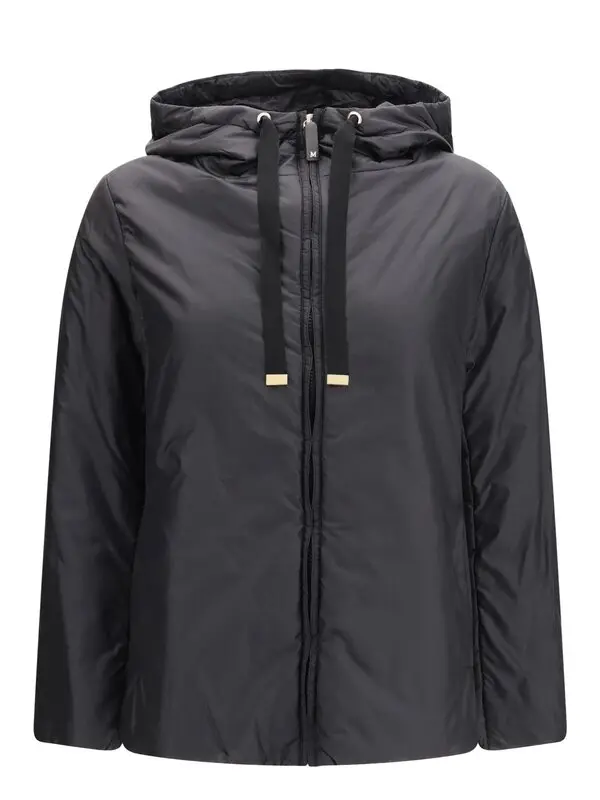Max Mara Hooded Padded Jacket - Black