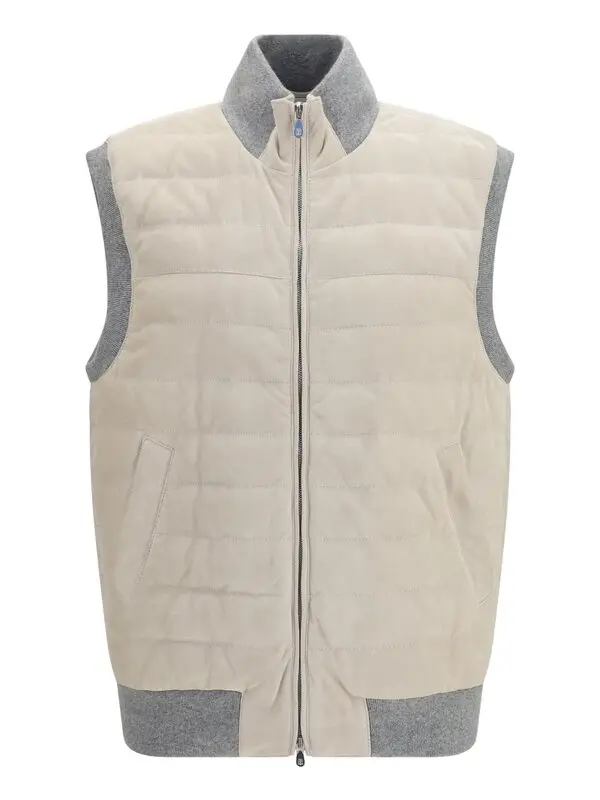 Brunello Cucinelli Padded Vest - Beige