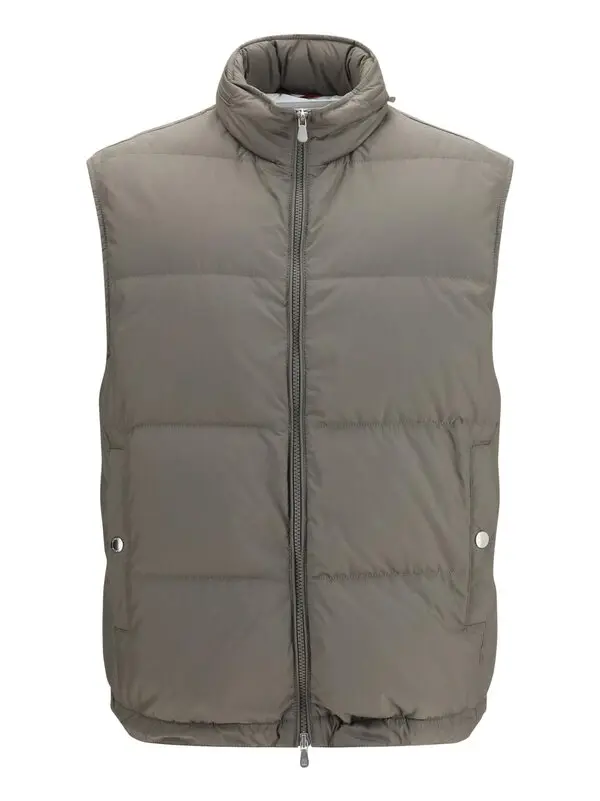 Brunello Cucinelli Padded Gilet - Grey