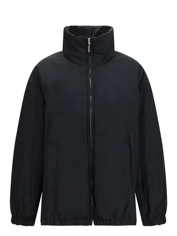 Max Mara Reversible Padded Bomber Jacket - Black