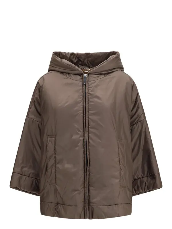 Max Mara Hooded Padded Jacket - Brown