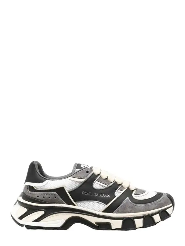 Dolce & Gabbana Paneled Mesh Detail Sneakers - Multi