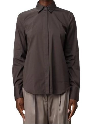 Brunello Cucinelli Long-sleeve Collared Shirt - Black
