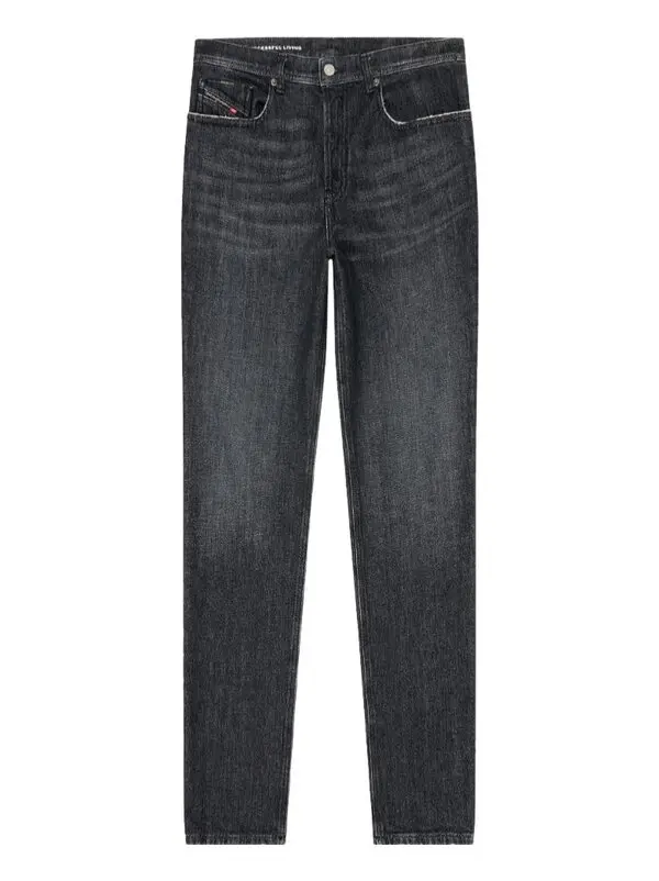 DIESEL® D-definitive Tapered Leg Jeans - Black/dark Grey