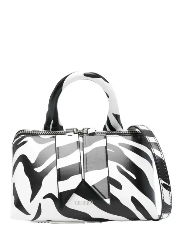 Attico Friday" Handbag - White/black