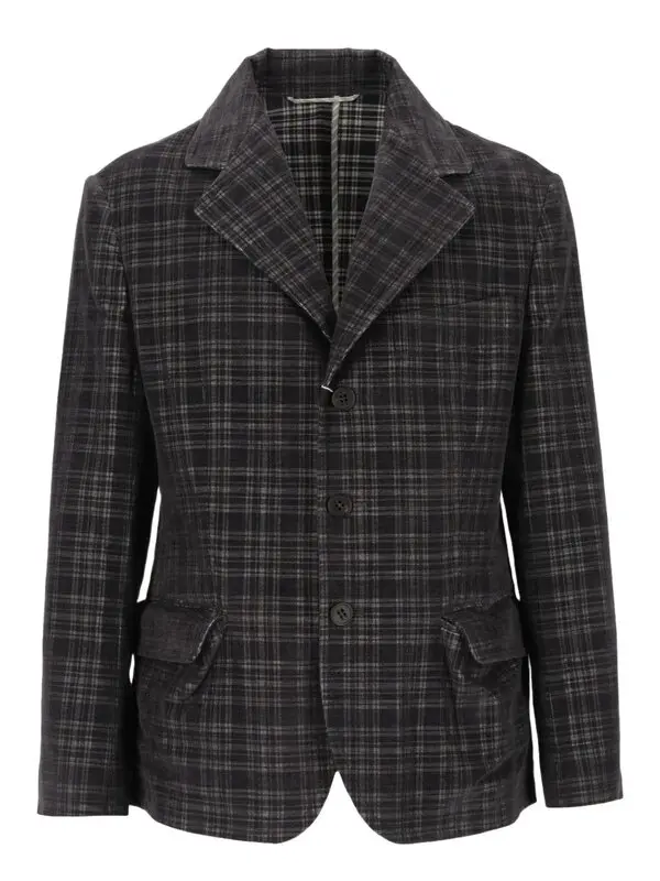 VIVIENNE WESTWOOD Wreck Checked Blazer - Grey