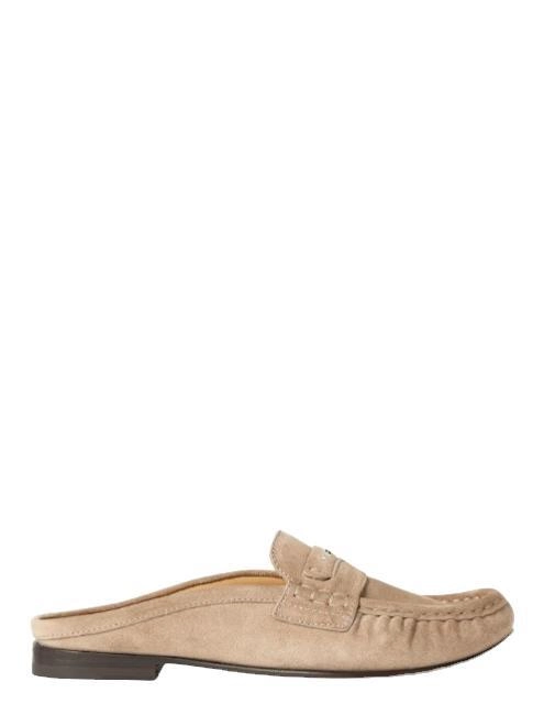 Fendi Round-toe Mules - Beige