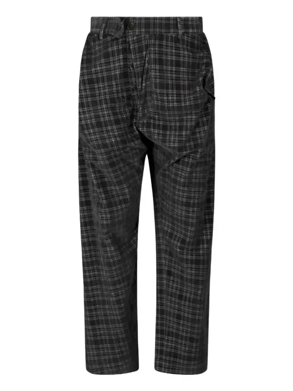 VIVIENNE WESTWOOD Drunken Check Pants - Graphite Color