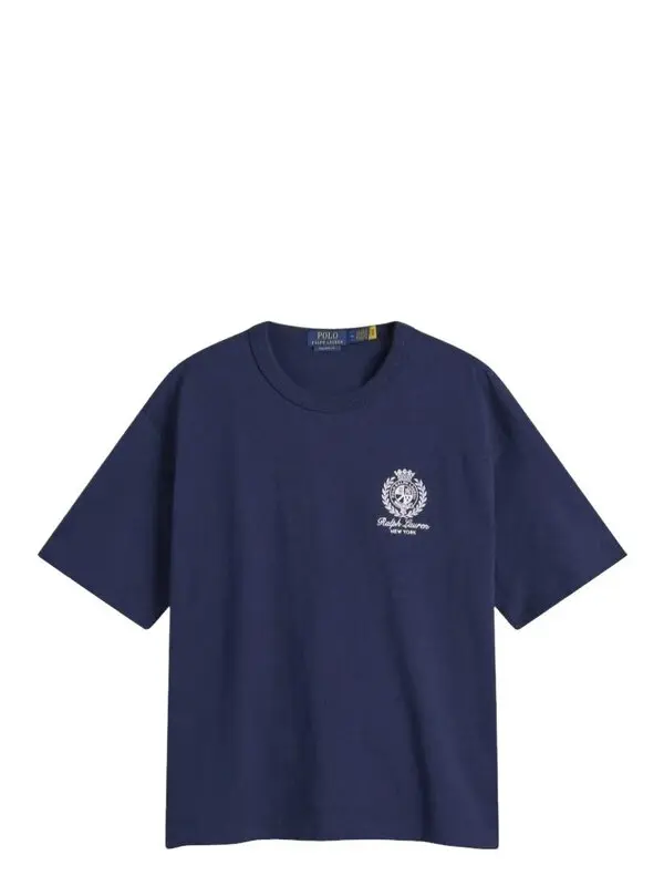 Polo Ralph Lauren Logo-embroidered T-shirt - Navy
