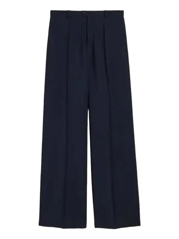 JIL SANDER Straight Leg Trousers - Black