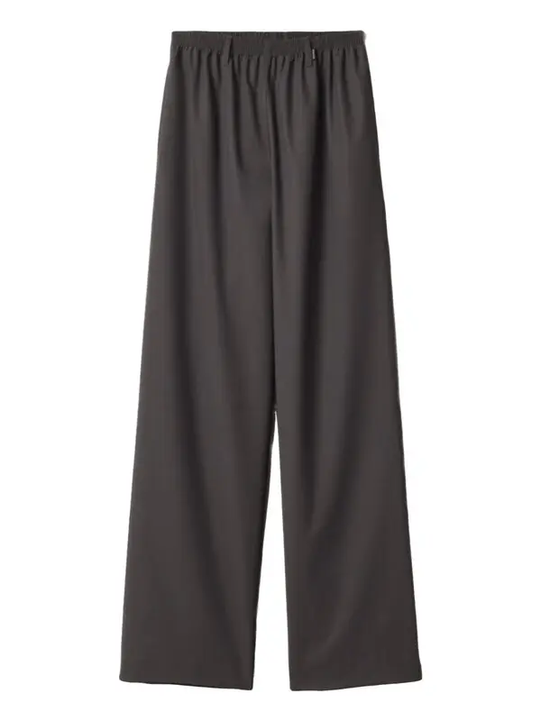 Miu Miu Stretch Wool Pants - Hematite