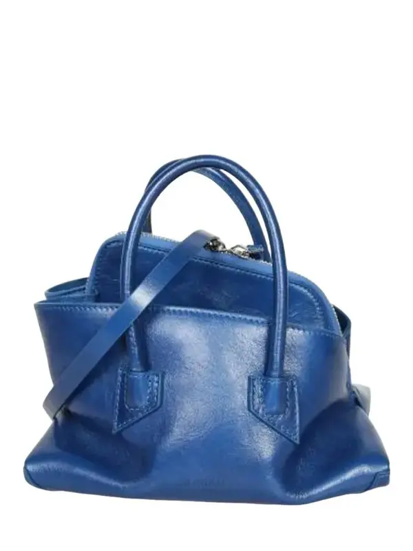 Attico Top Handle Shoulder Bag - Blue