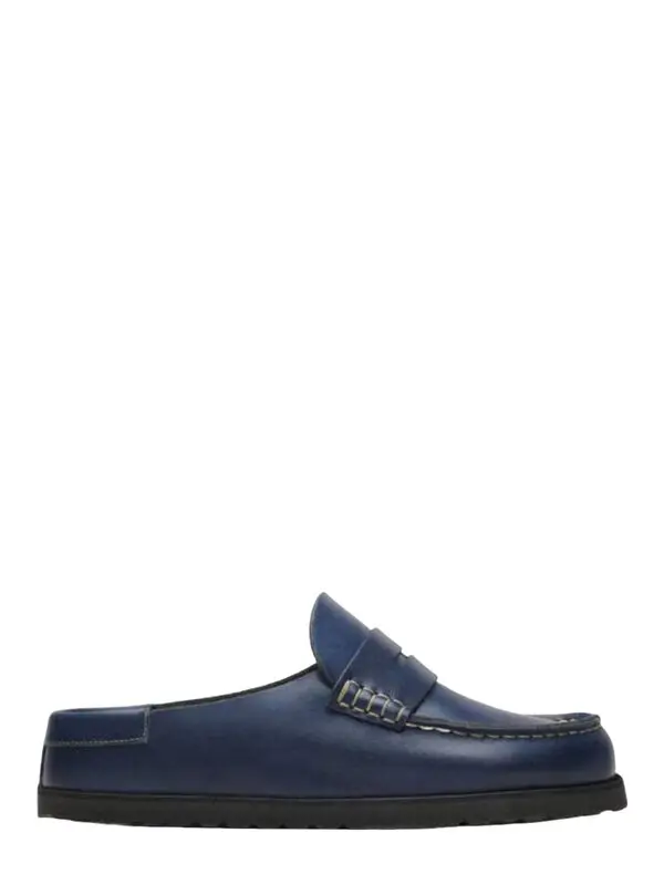 BIRKENSTOCK Naples Loafer Mules - Midnight Blue
