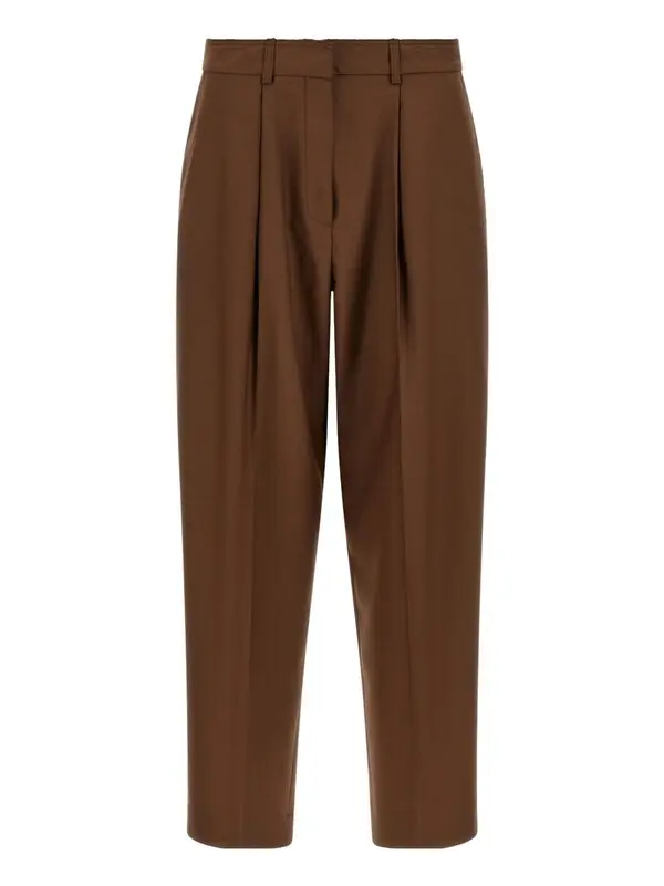 GIANLUCA CAPANNOLO Nora Pleated Tapered Trousers - No