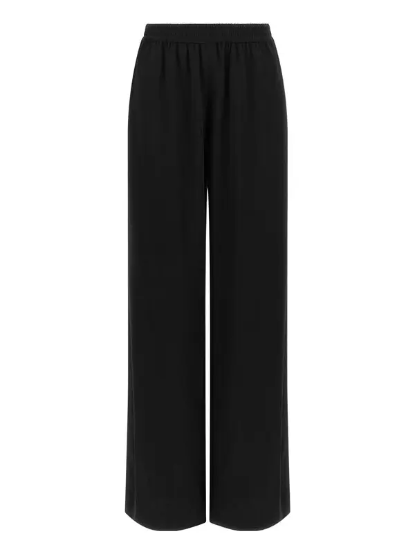 GIANLUCA CAPANNOLO Claudia Wide-leg Pants - Black