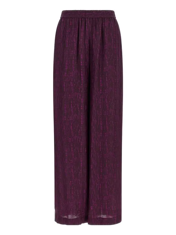 GIANLUCA CAPANNOLO Wide-leg Pants - Purple