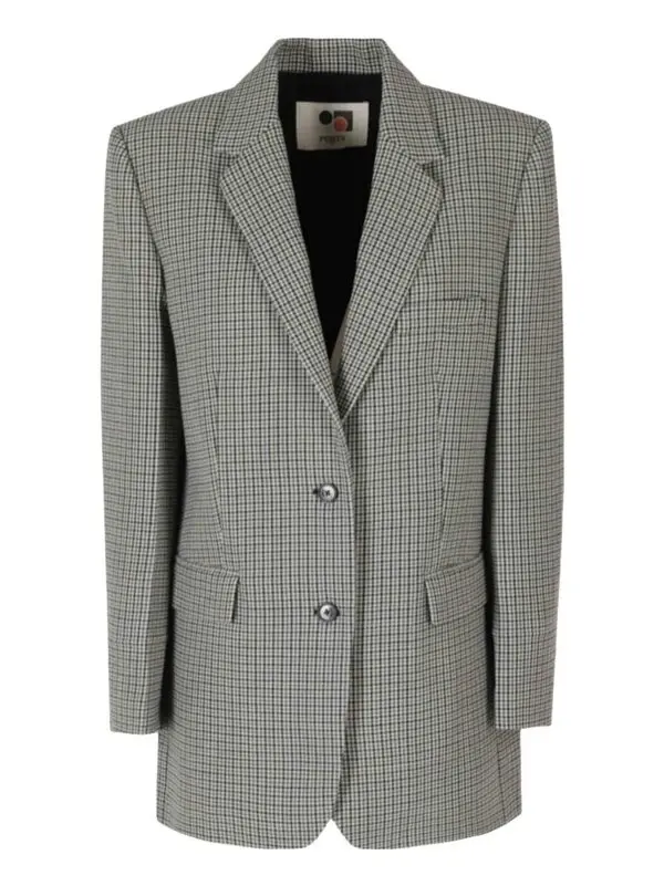 Ports 1961 Check Wool Blazer - No