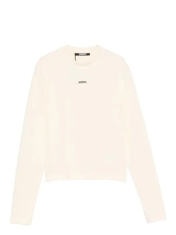 Jacquemus Logo-patch Long-sleeve T-shirt - No