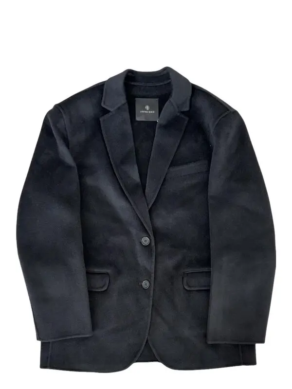 ANINE BING Single-breasted Suit Jacket - Black