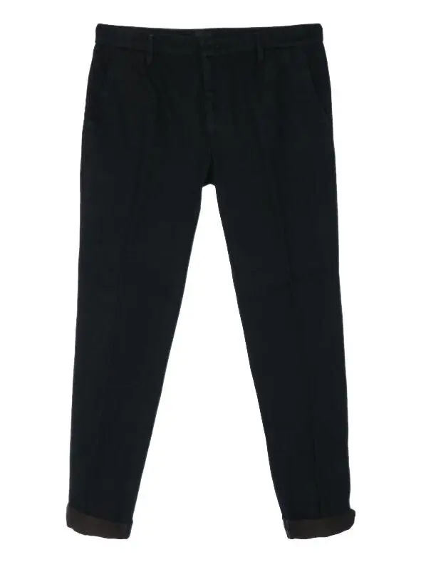 DONDUP Logo Plaque Straight-leg Jeans - Black