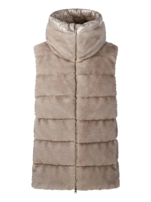Herno High-neck Sleeveless Vest - No