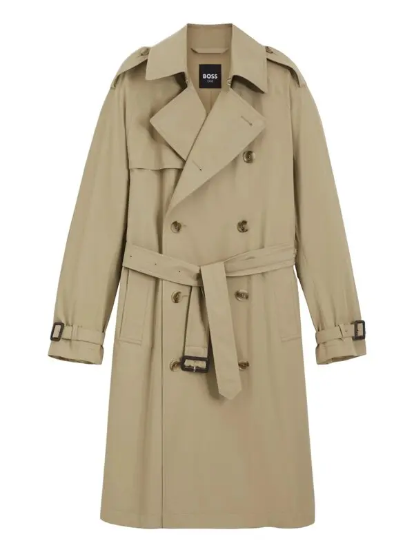 Hugo Boss Water-repellent Trench Coat - Beige