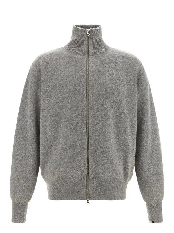 Extreme Cashmere N319 Xtra Out Zip Cardigan - Gray