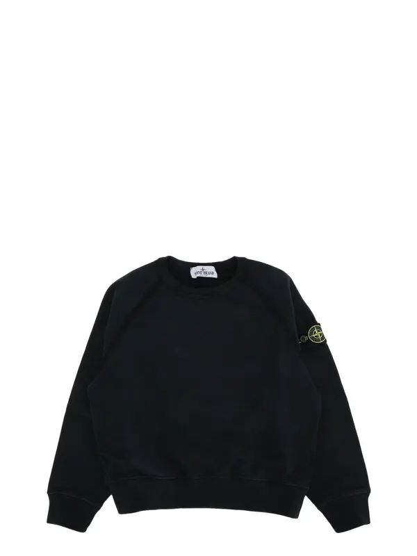Stone Island Crew Neck Sweatshirt - Black