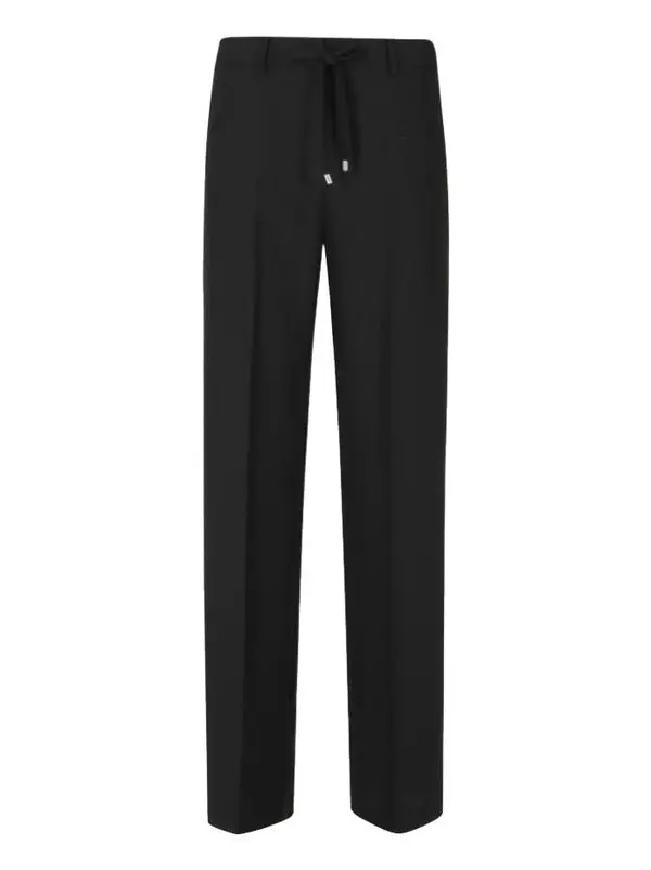 ERMANNO FIRENZE Drawstring Casual Pants - Black