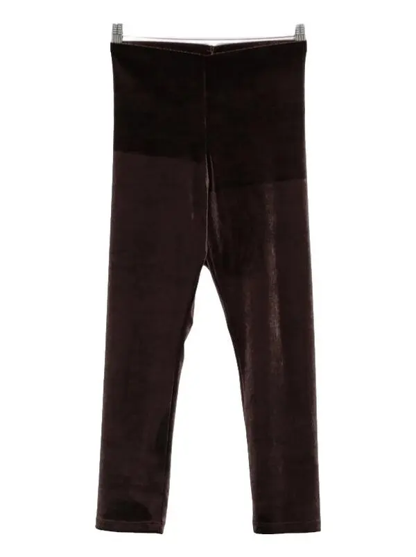 Andamane Form-fitting Trousers With Wrap Detail - Dark Brown