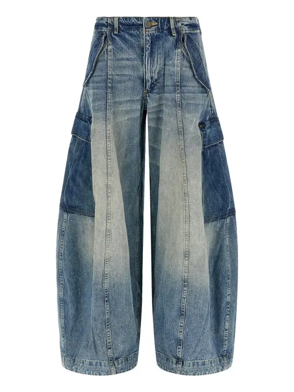 R13 Siouxsie Field Cargo Jeans - Blue