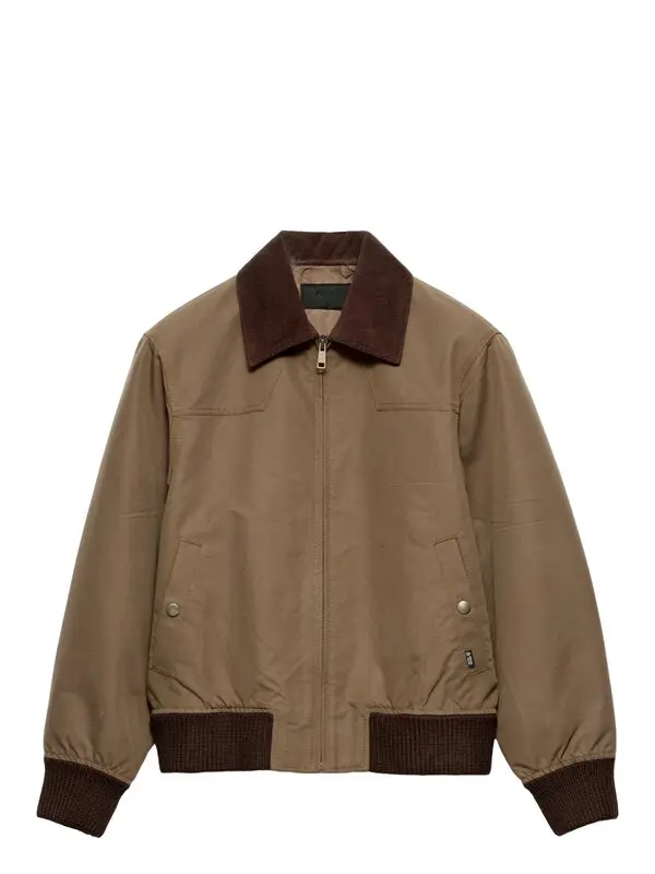Prada Ribbed Hem Blouson Jacket - No