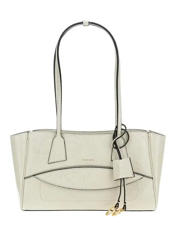 HIDESINS Logo Stamp Shoulder Bag - White