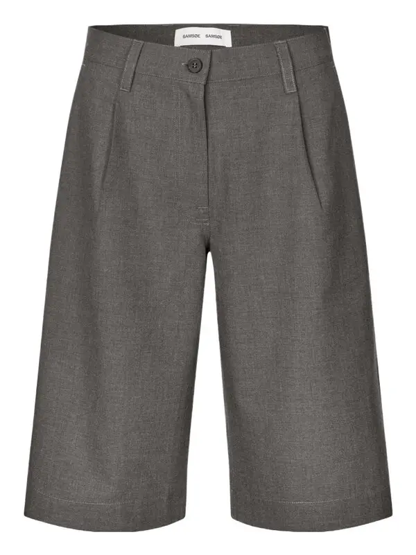 SAMSOE SAMSOE Saharper Pleat Shorts - Gradient Blue