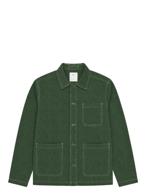 PERCIVAL Cotton Denim Jacket - Green