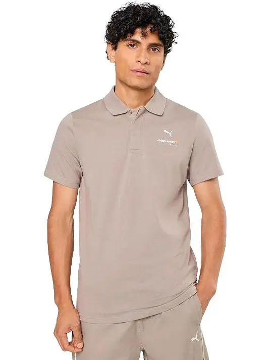 PUMA Mclaren Racing Small Logo Polo Clothing - Mouse Gray