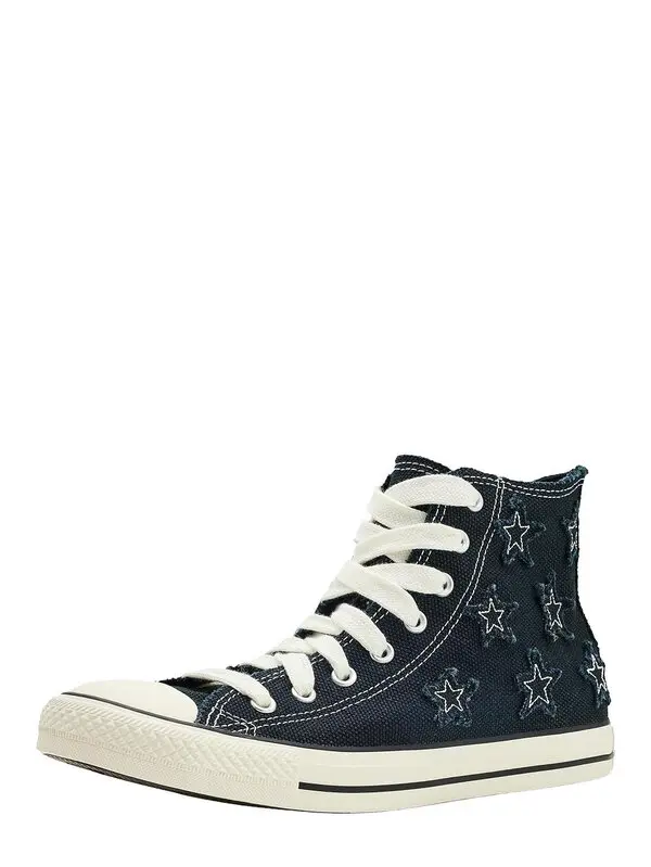 CONVERSE Chuck Taylor All Star Distressed Stars High-top Sneakers - Black