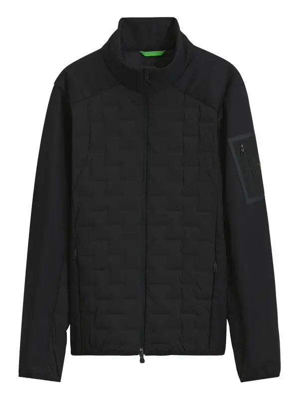 BOSS Water-repellent Quilted Down Jacket - Black