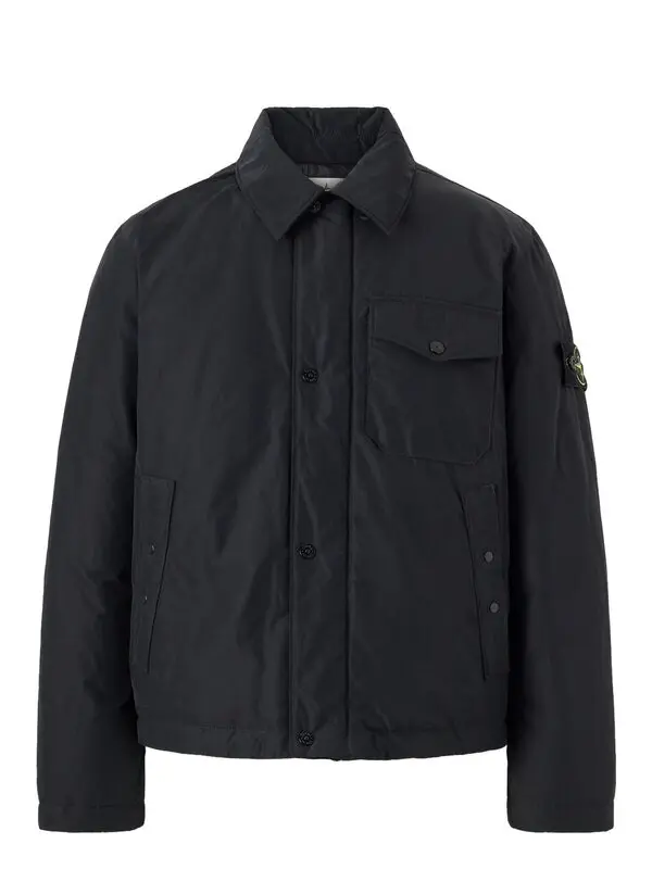 Stone Island Micro-twill Bomber Jacket - Black