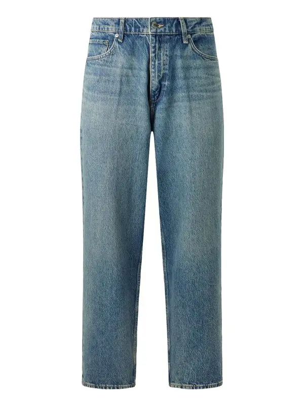 Rag & Bone Rb Baggy Wide-leg Jeans - Blue
