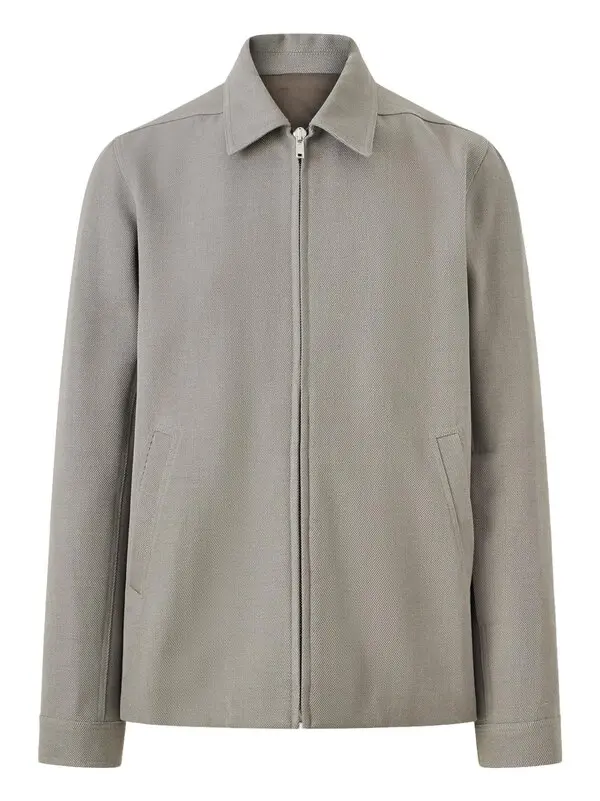 Rick Owens Brad Wool-drill Jacket - Gray