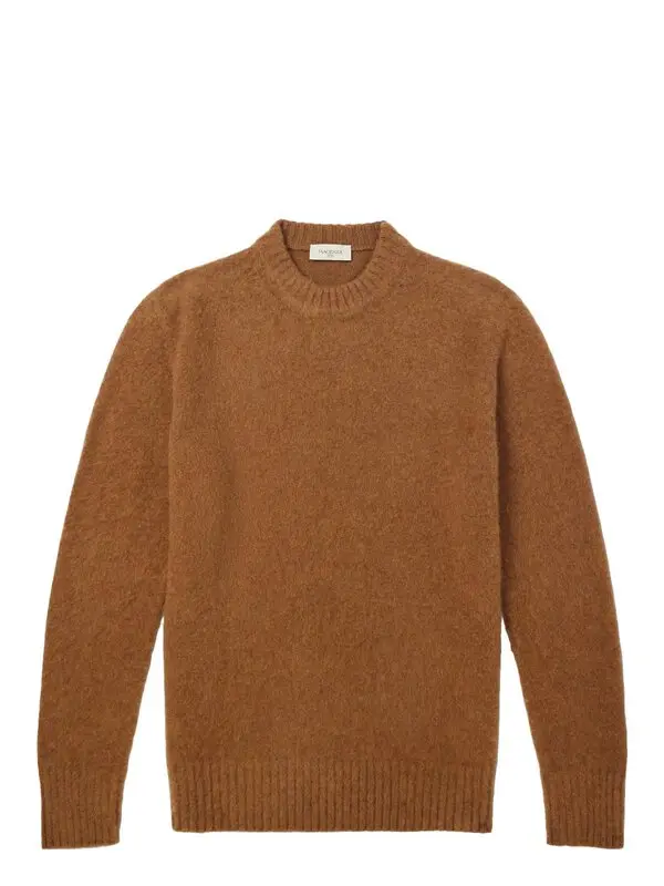 PIACENZA CASHMERE 1733 Virgin Wool Sweater - Brown