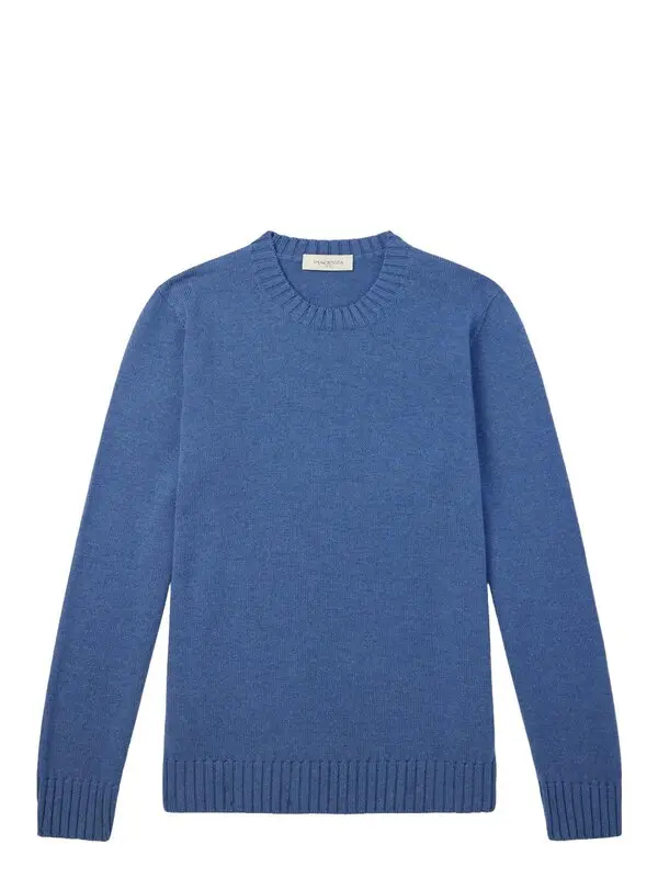 PIACENZA CASHMERE 1733 Virgin Wool Sweater - Blue