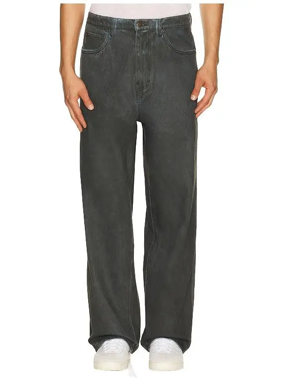 PLEASURES Spray Formula Baggy Jeans - Black