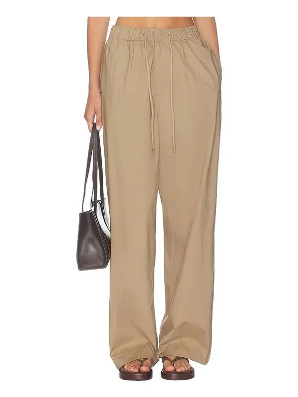 SKIMS Oversized Drawstring Pant - Desert