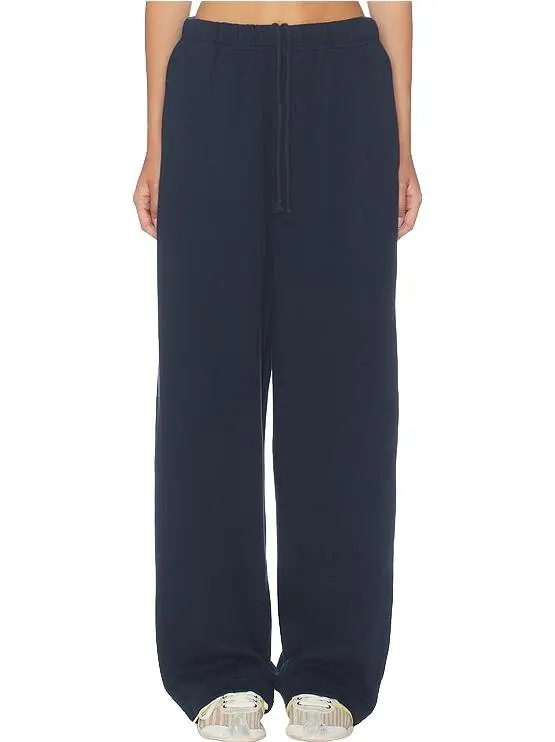 SKIMS Classic Straight Leg Pant - Navy