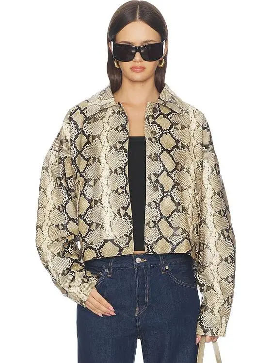 Lioness Angel Jacket In Multi - Camel
