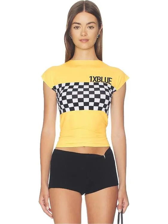 1XBLUE Taxi Graphic T-shirt - Multi